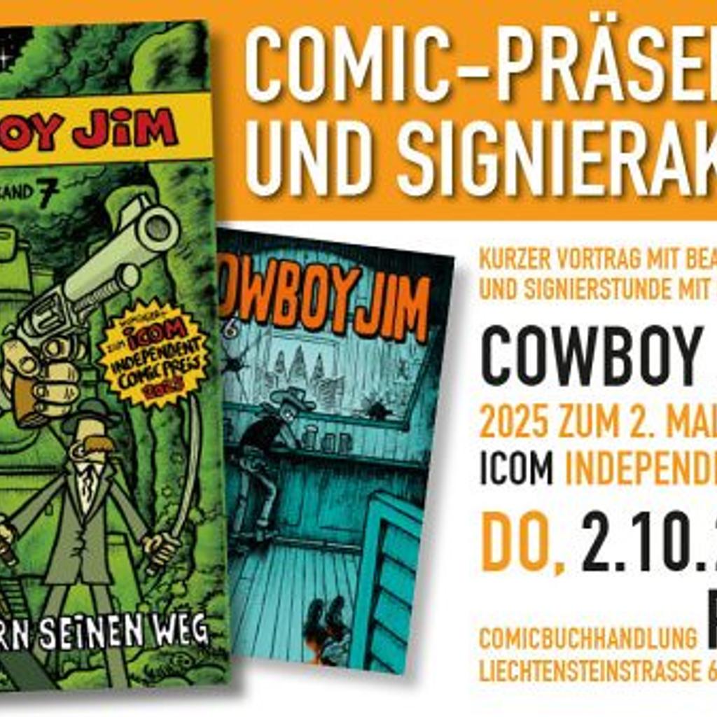 Cowboy Jim Comic-Präsentation – Terminkalender | eSeL.at